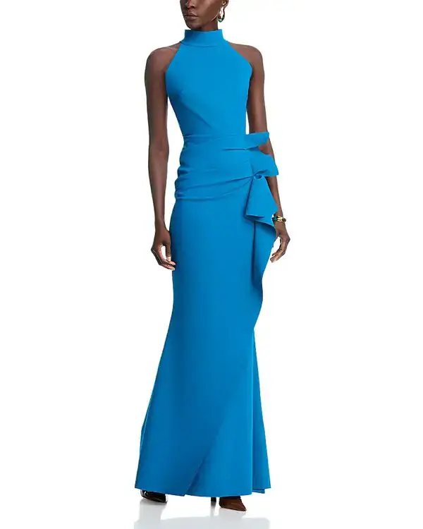 Chiara Boni La Petite Robe Gudrum Sleeveless Mermaid Gown - Teal